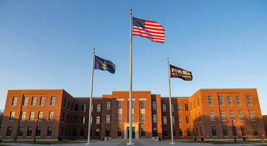 How to Fly the American Flag with Other Flags (Rules and Order) – Proud ...